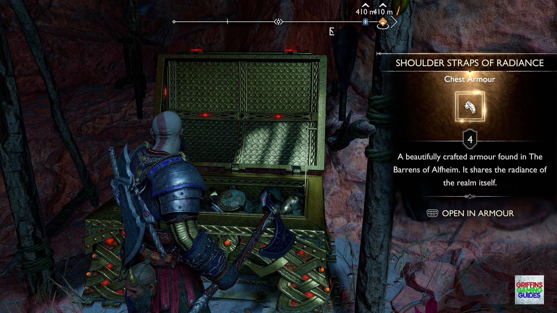 God of War Ragnarök Alfheim Legendary Chest locations