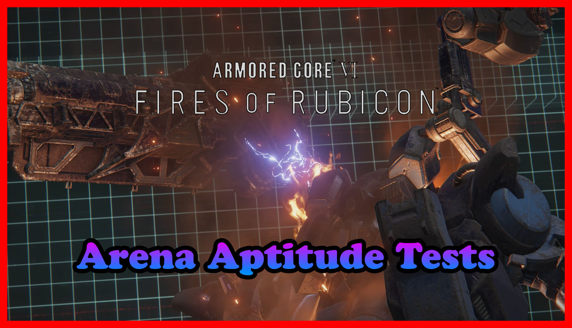 Armored Core VI Fires of Rubicon Arena Aptitude tests