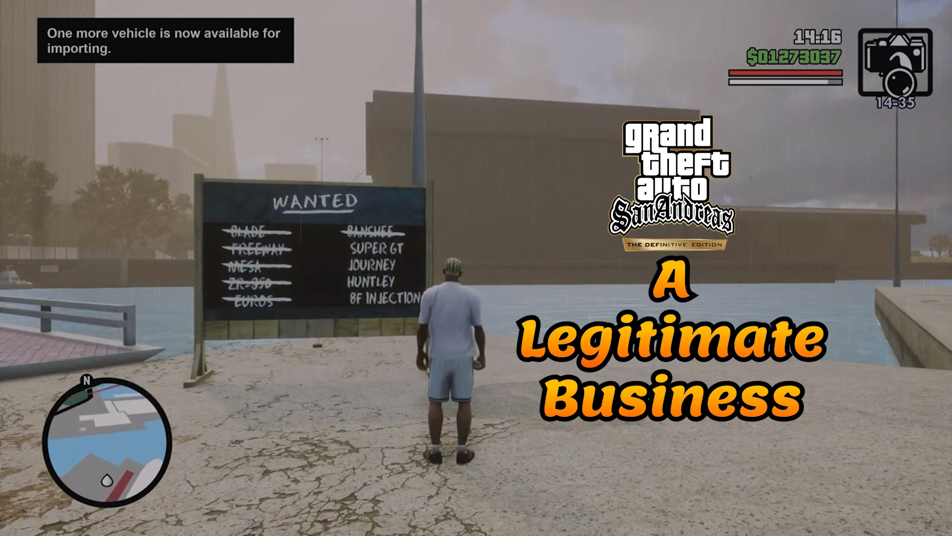 Grand Theft Auto San Andreas A Legitimate Business trophy guide (The ...