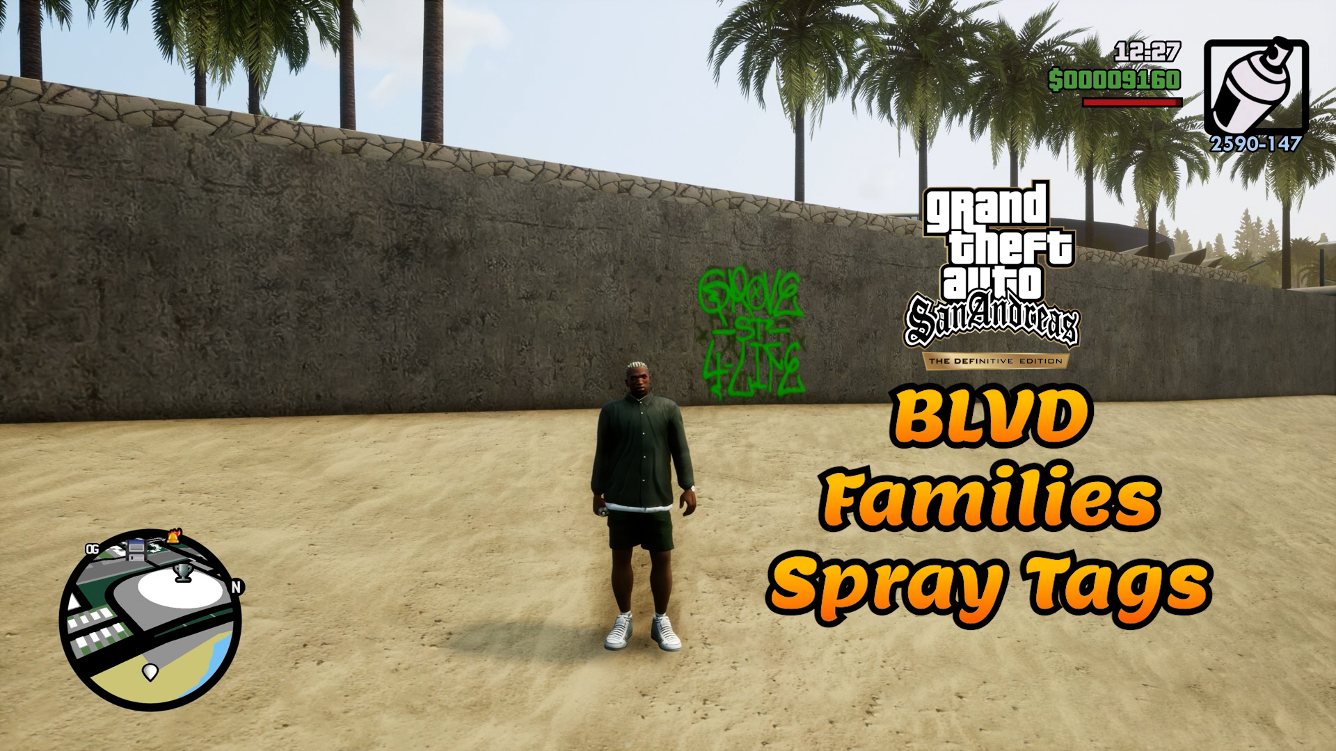 Grand Theft Auto San Andreas BLVD Families Spray Tags (The definitive ...