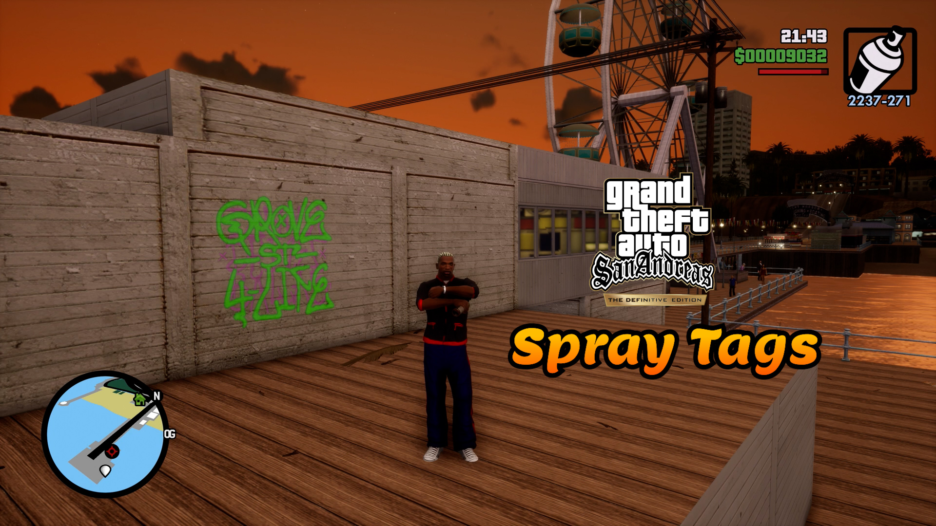 Grand Theft Auto San Andreas Spray Tags (The definitive edition)