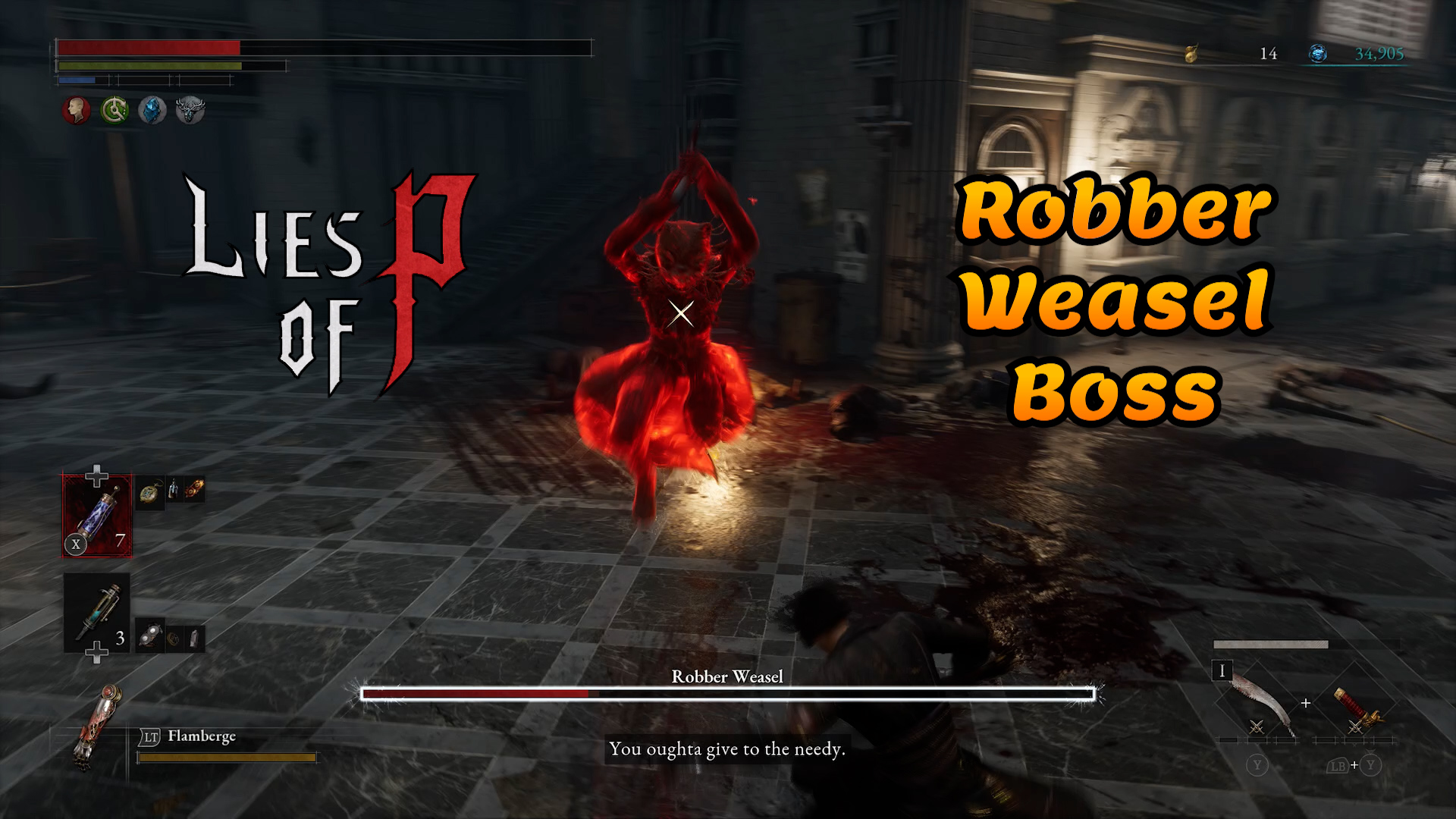 Lies of P Robber Weasel boss guide