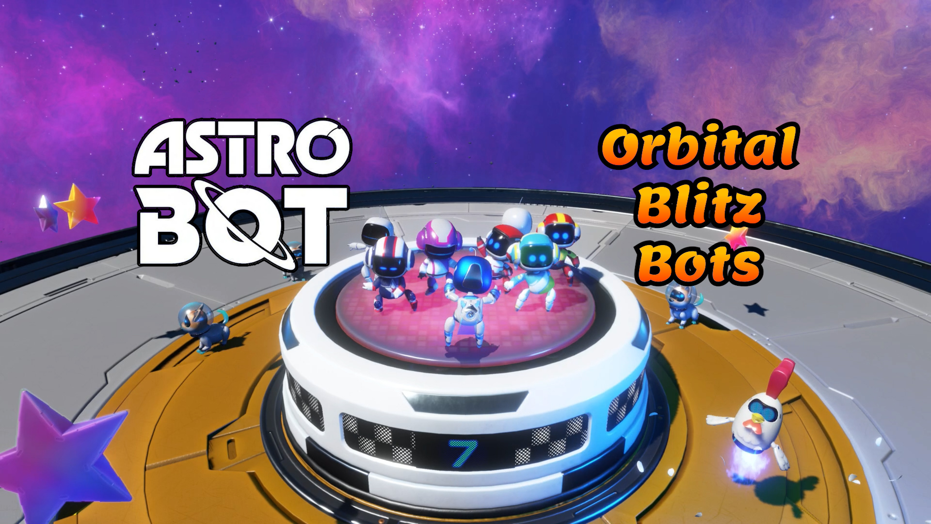 Astro Bot Feather Cluster Orbital Blitz Bot locations
